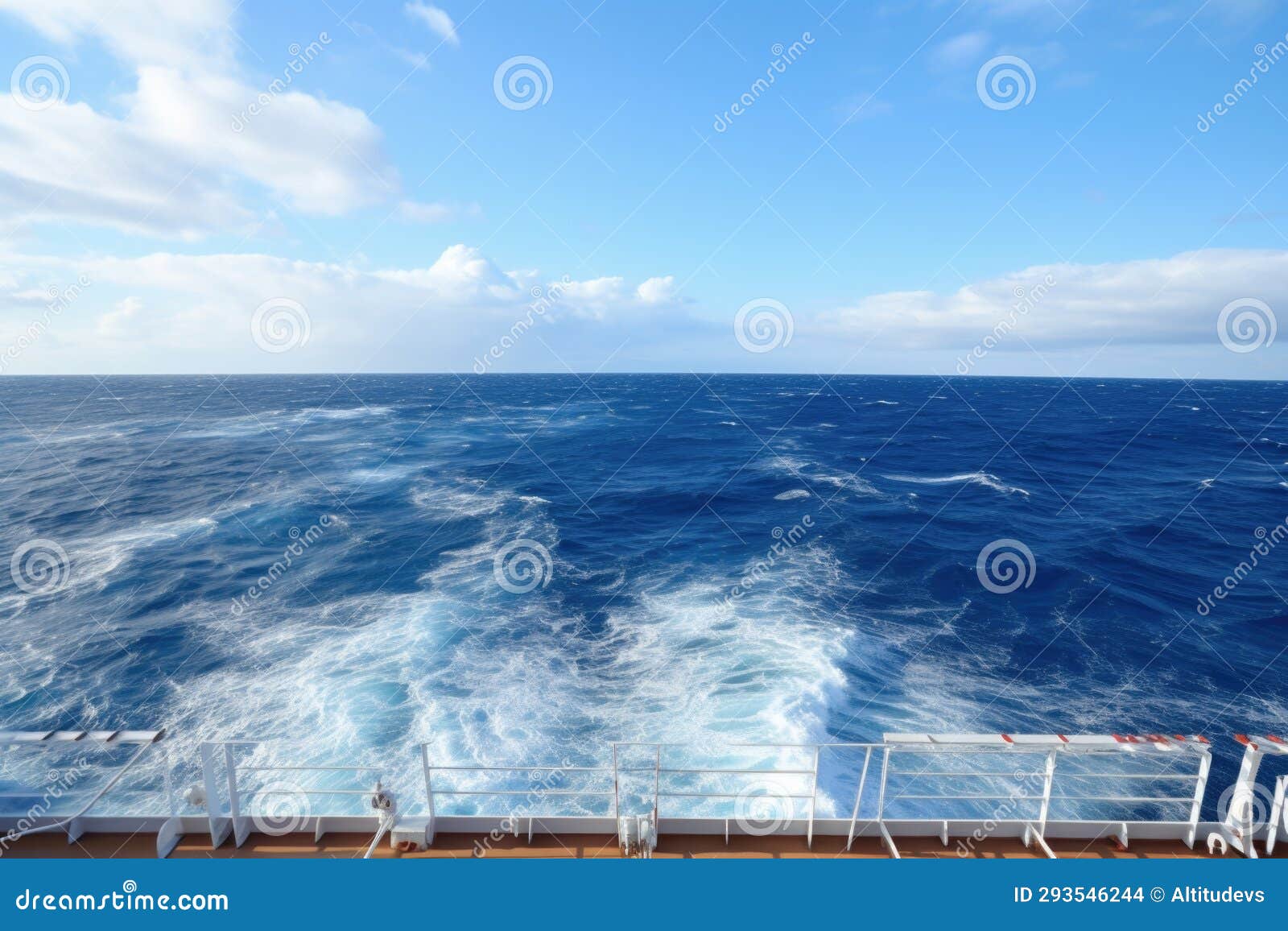 View of the Ships Wake from Cruise Ship Deck Stock Photo - Image of ...