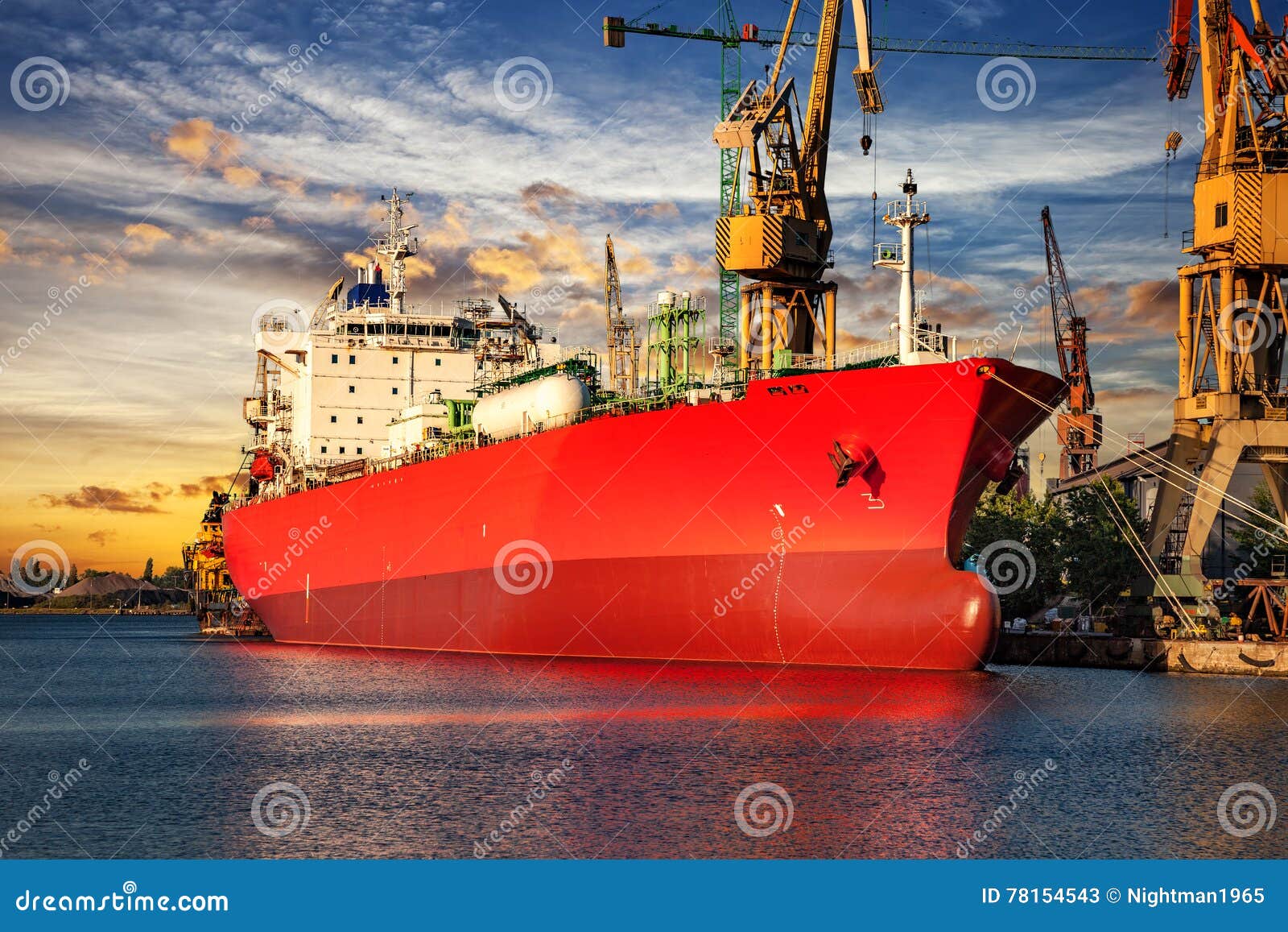 View of shipyard stock image. Image of shipper, building - 78154543