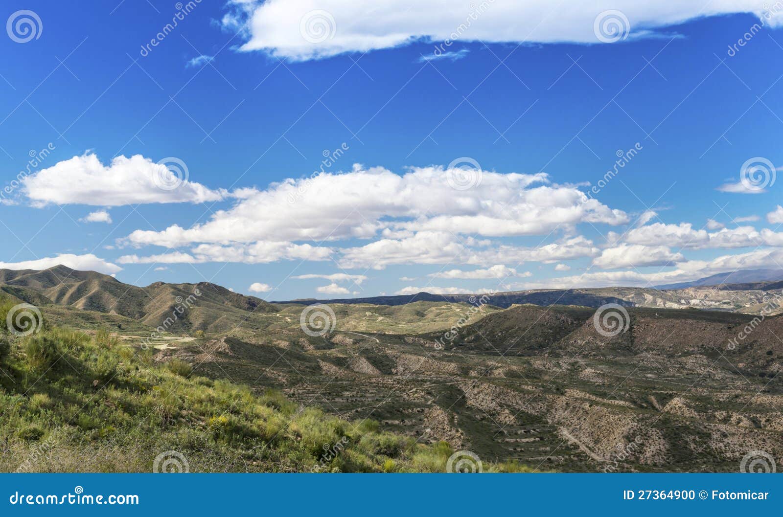 View from Sierra Cabrera Towards Sorbas Stock Photo - Image of cabrera ...