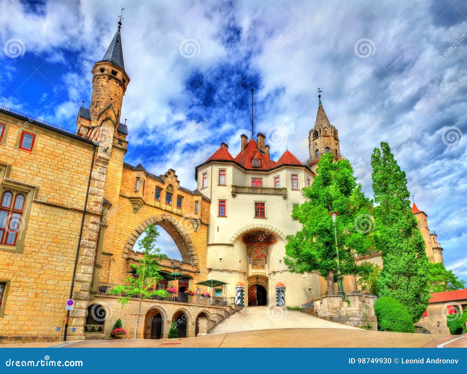 View of Sigmaringen Castle in Baden-Wurttemberg, Germany Stock Photo ...