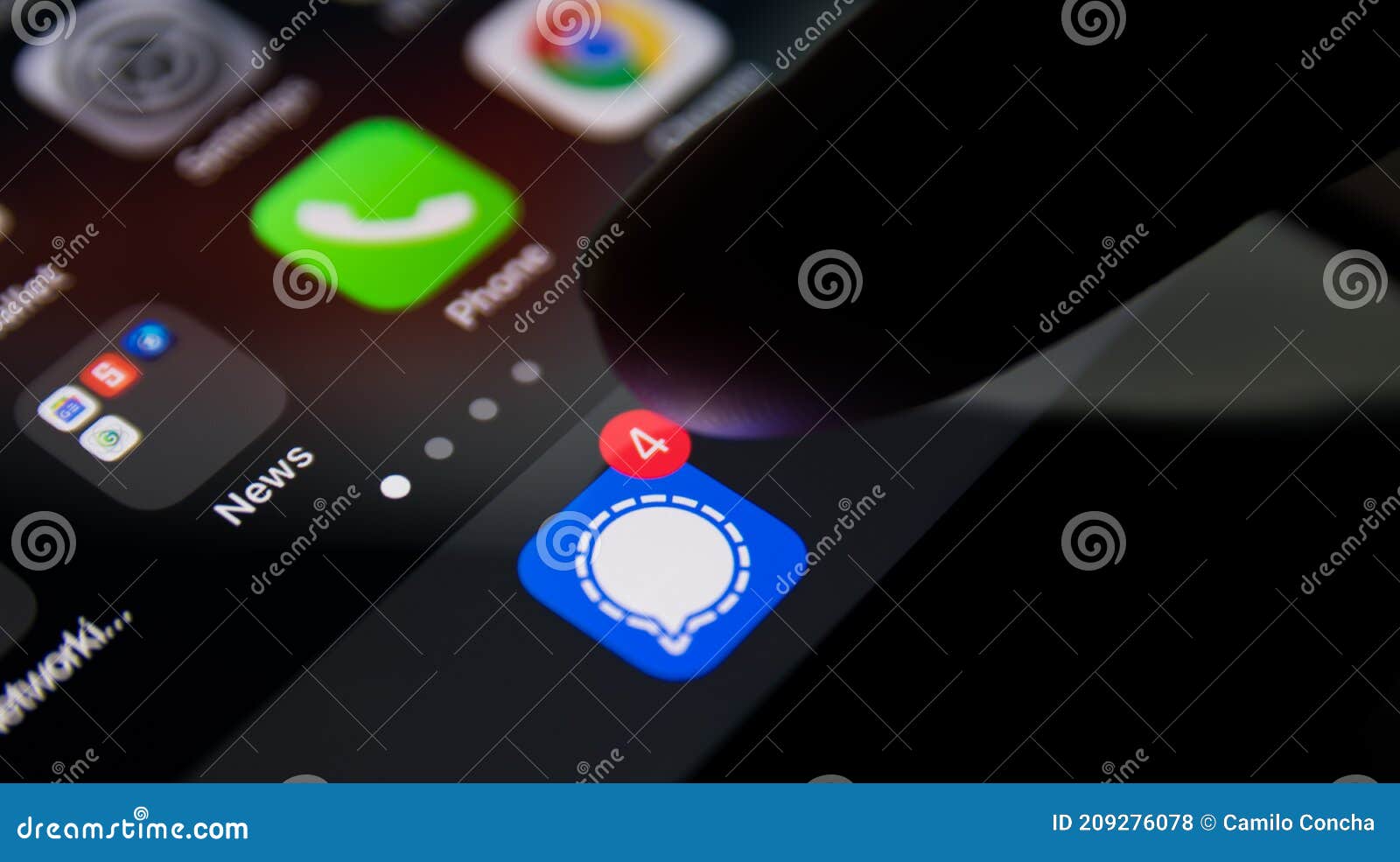 Kassel,Hessen Germany - January 1,2021: Signal App, a Cross-platform ...