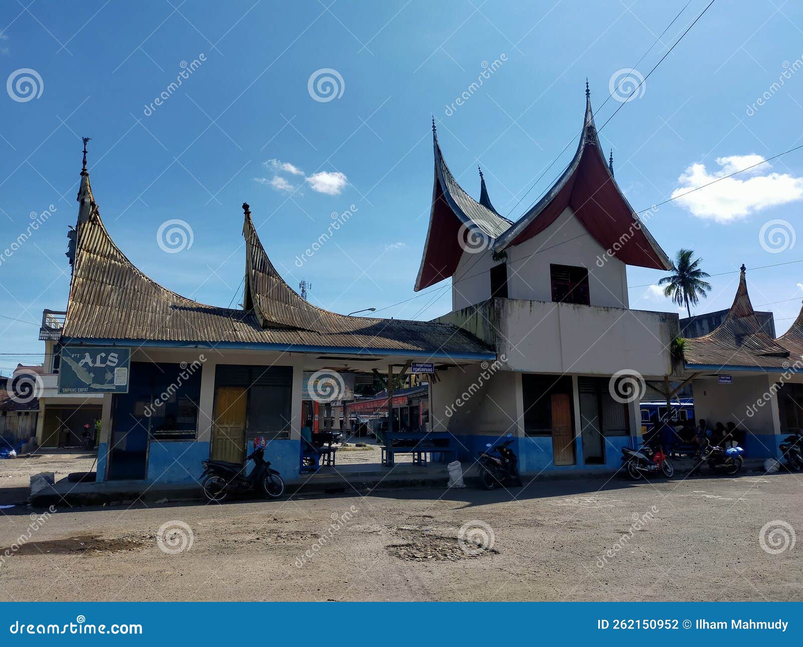 View of the Simpang Empat Terminal, West Pasaman Editorial Photography ...