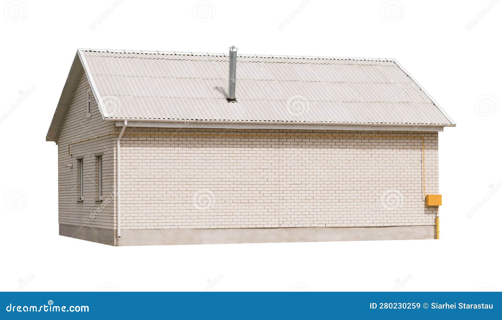 View of a Simple Rural House Stock Image - Image of real, entrance ...