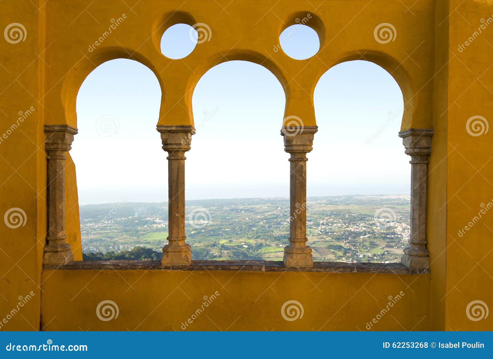View Of The Sintra City With Different Building And Amazing ...