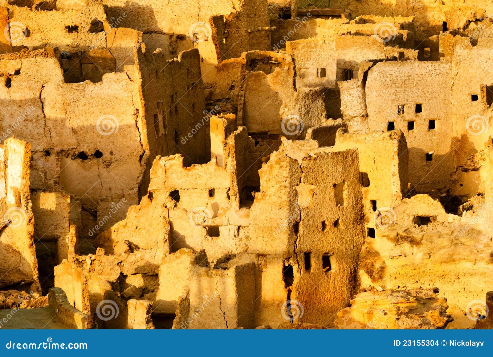 View of the Siwa Oasis is an Oasis in Egypt Stock Photo - Image of fort ...
