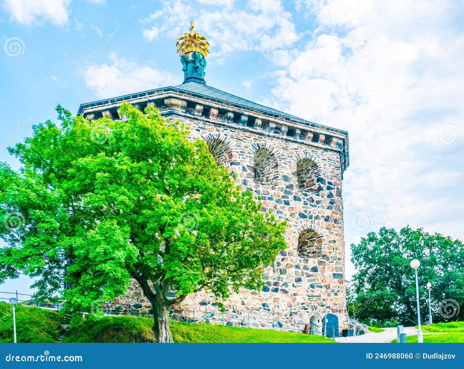View of the Skansen Kronan Fort in Goteborg,sweden...IMAGE Stock Photo ...
