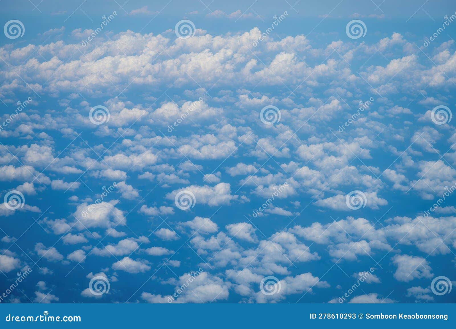 A View of the Sky and Clouds from an Airplane Stock Image - Image of ...