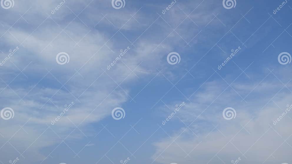 A View of the Sky with a Combination of Clouds and Spectrum of Light ...