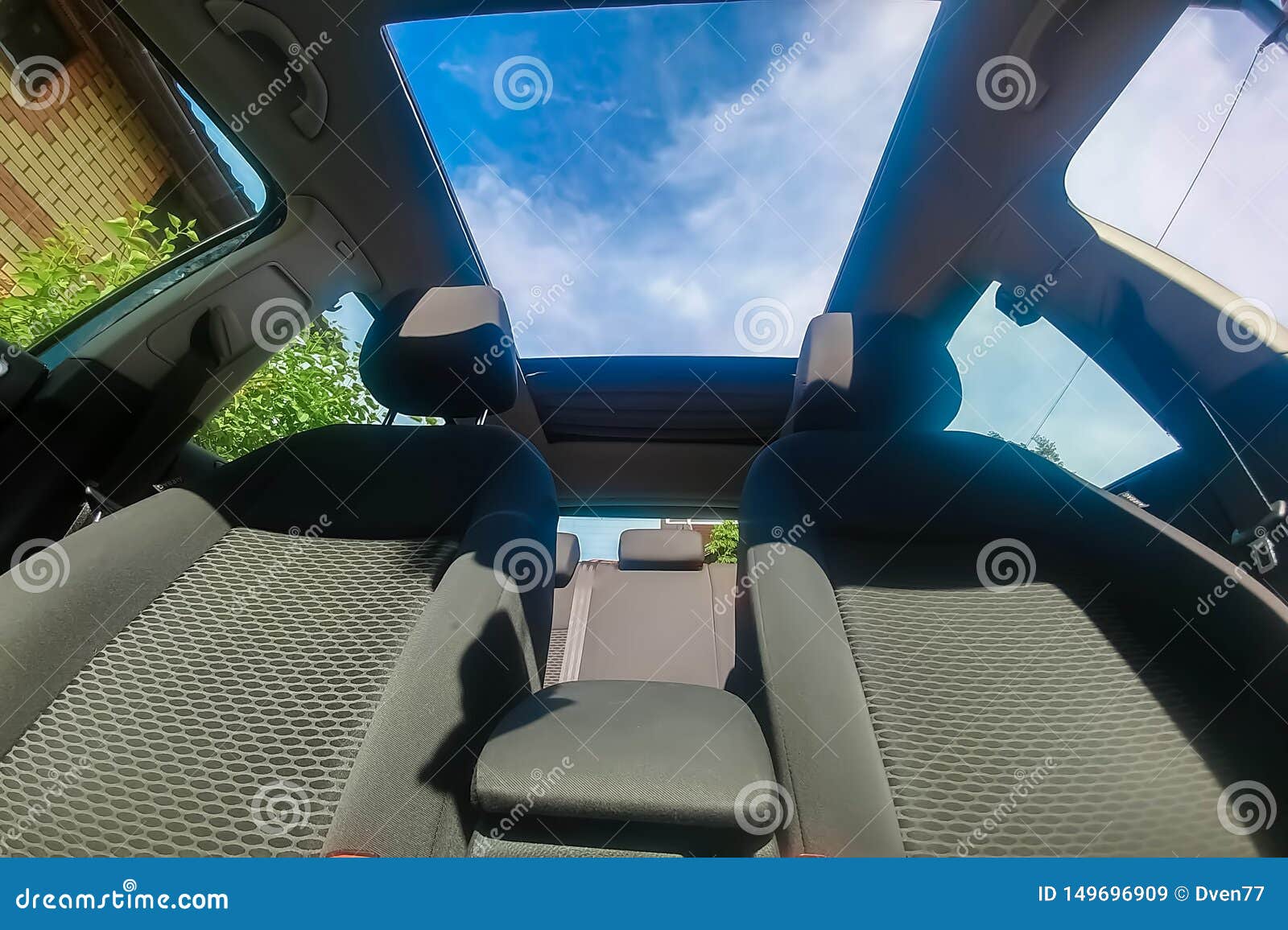 Open Roof Hatch On A Camper Van Royalty-Free Stock Photography ...