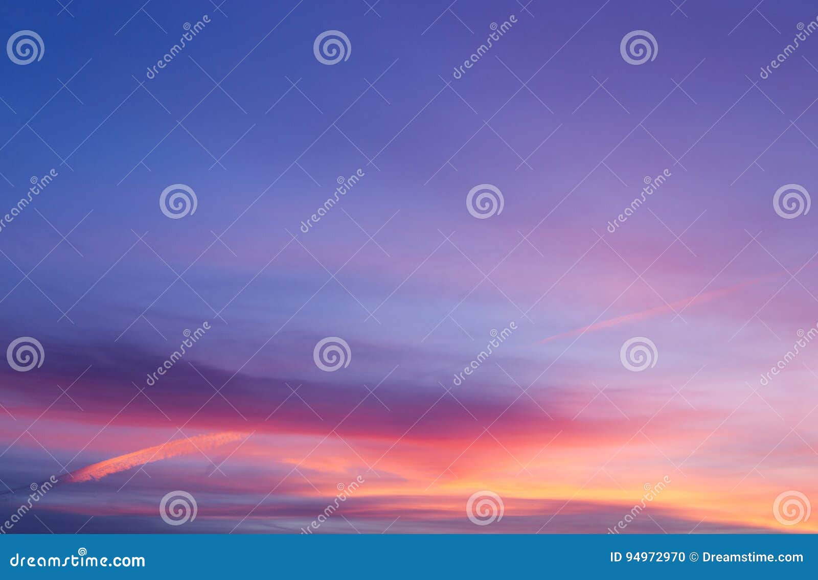 A View of the Sky at Sunset. Heavenly Background Stock Photo - Image of ...