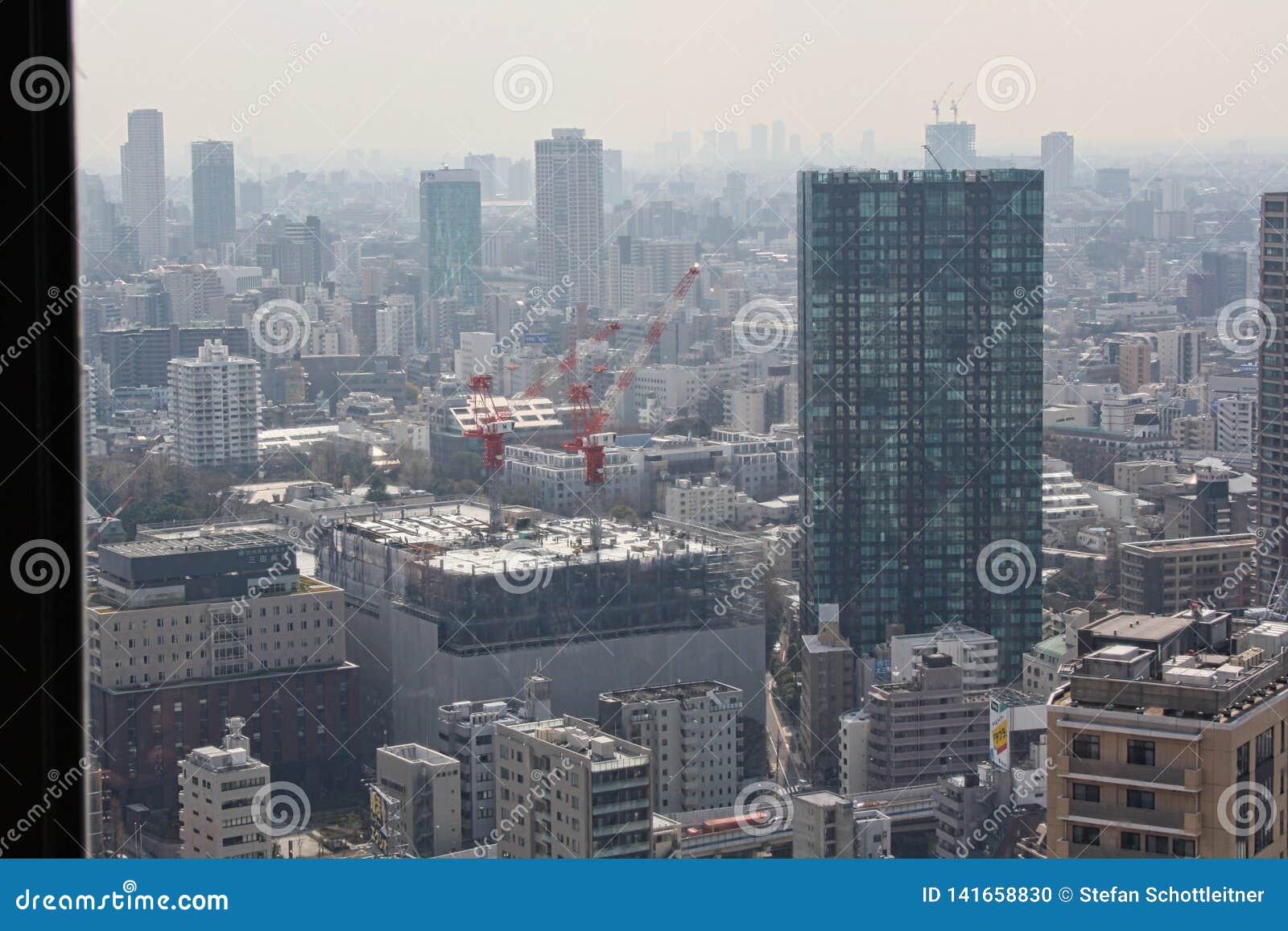 View from the Skyscraper To Tokyo City Editorial Image - Image of ...