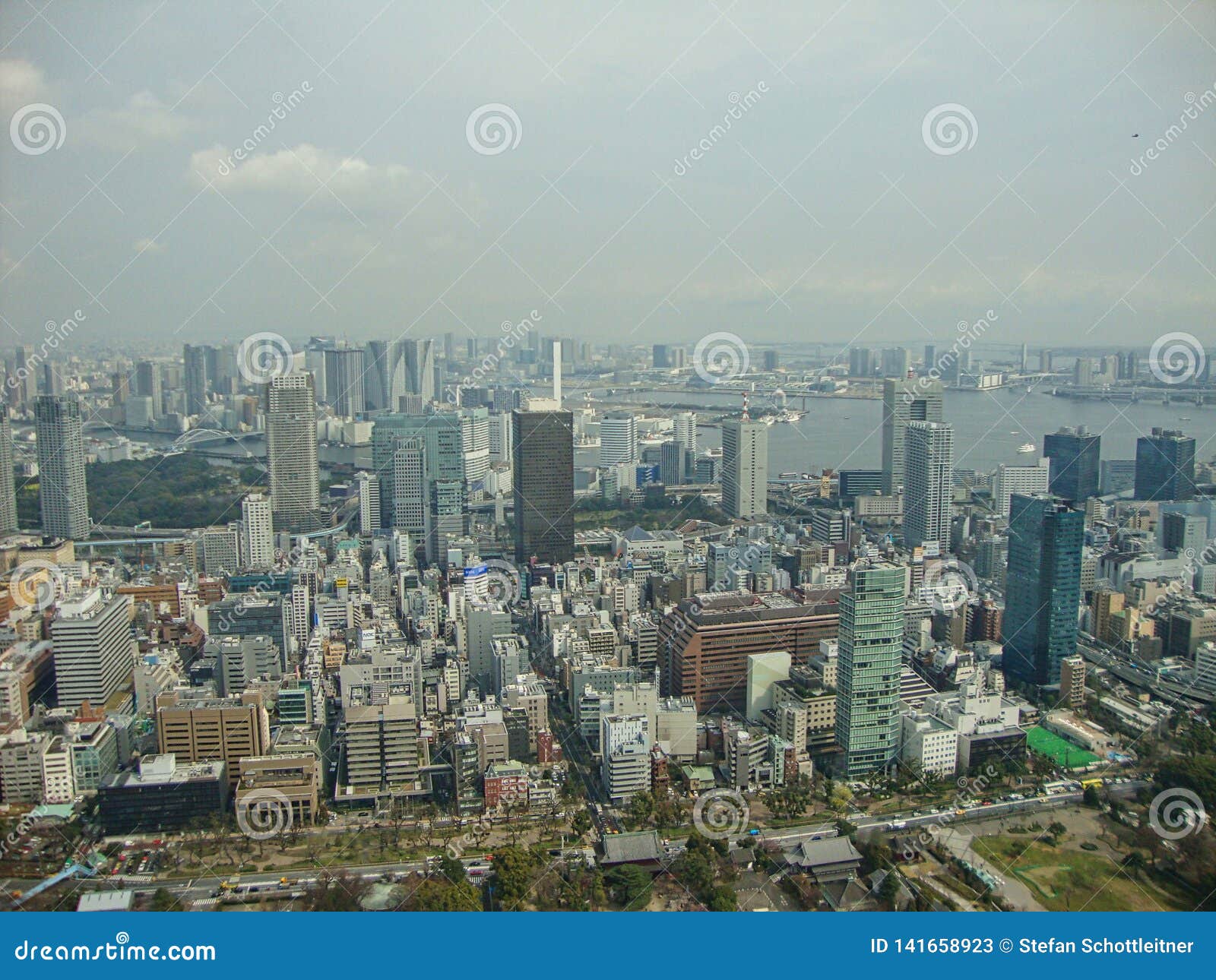 View from the Skyscraper To Tokyo City Editorial Stock Photo - Image of ...