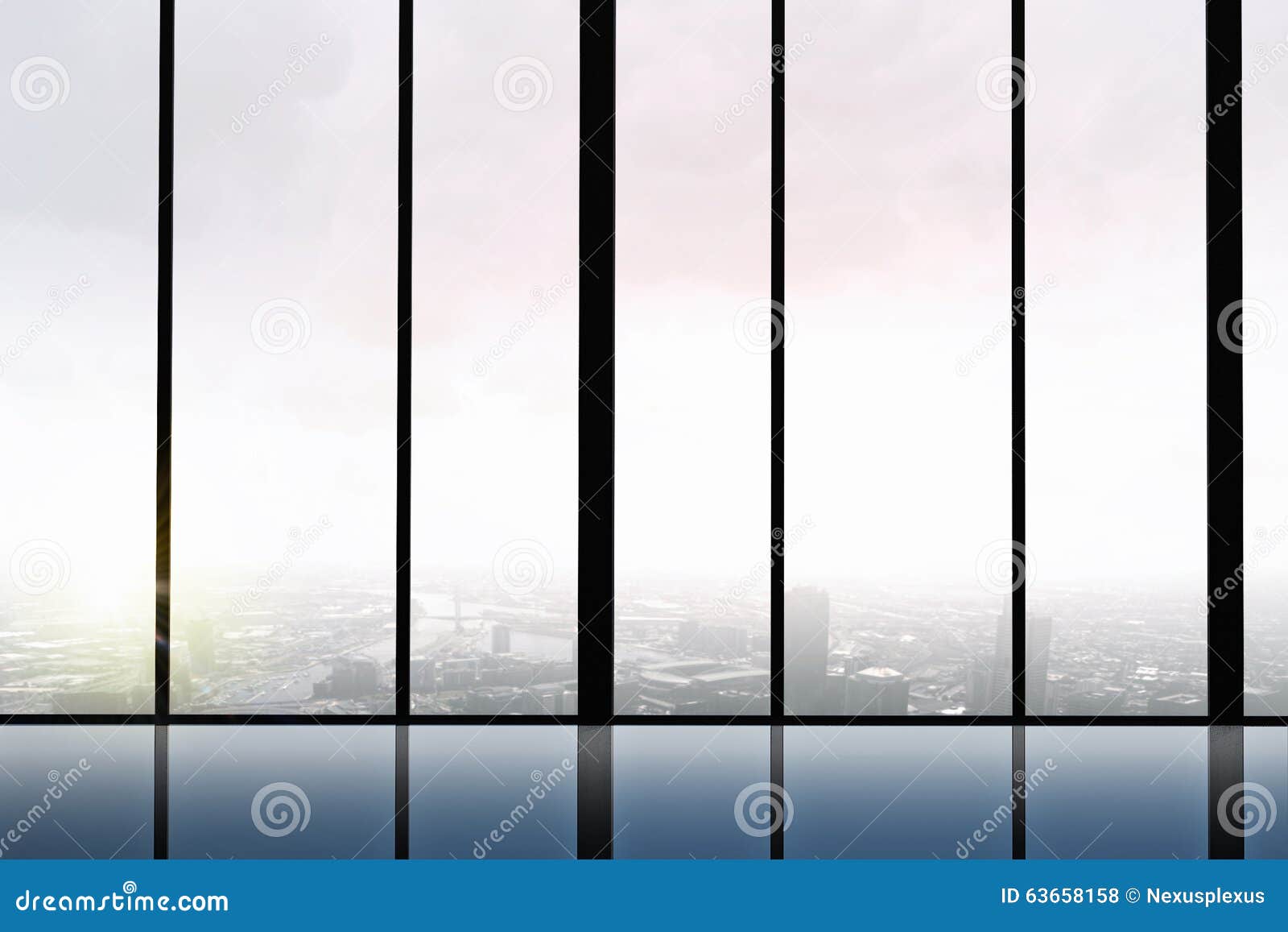 View from Skyscraper Window Stock Photo - Image of view, concept: 63658158