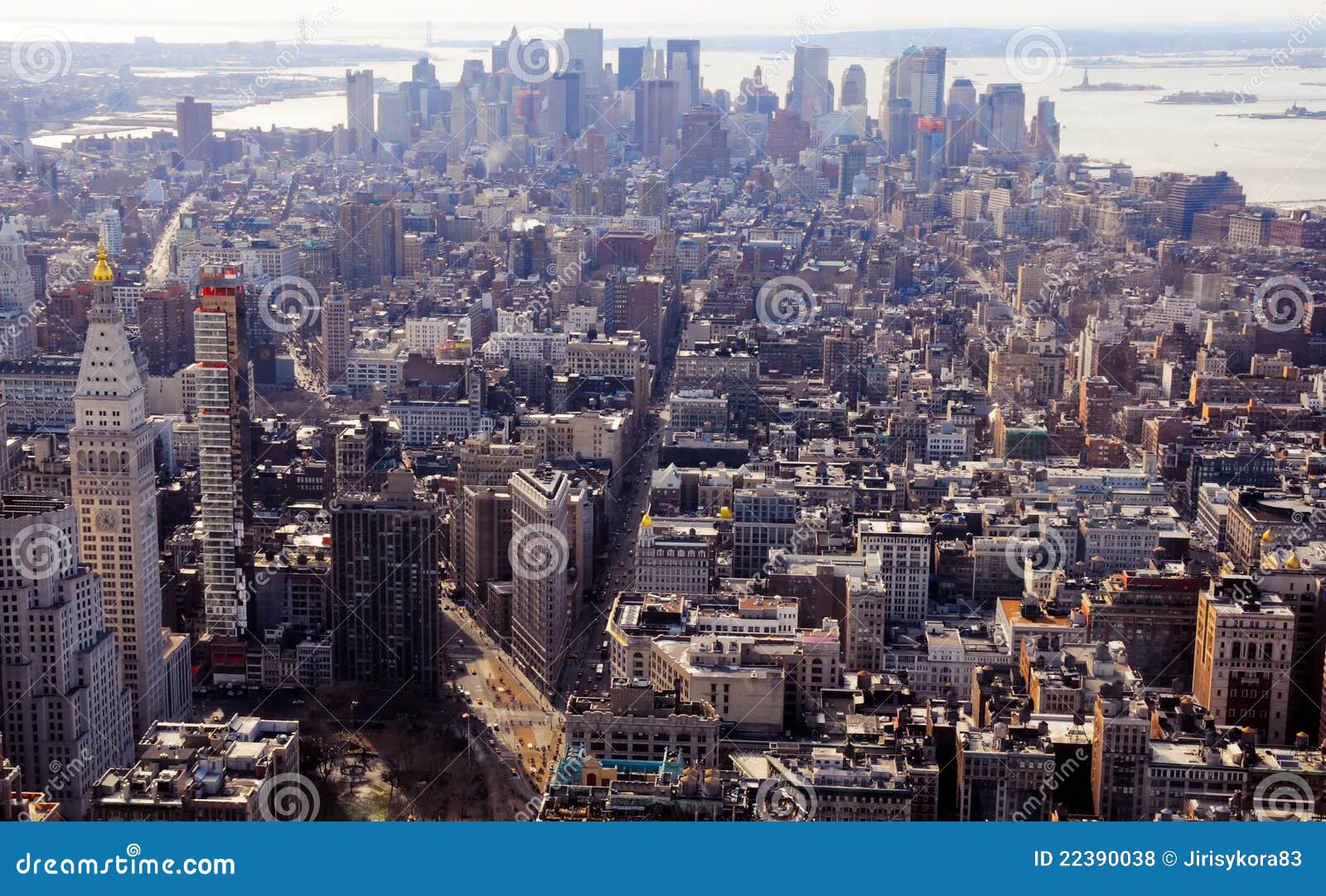 View of Skyscrapers in Manhattan, New York Stock Photo - Image of nice ...