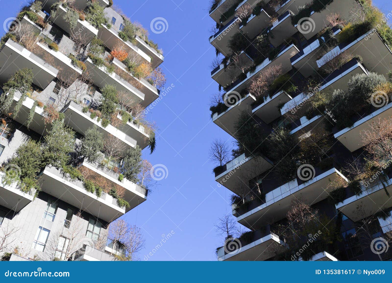 View of the Skyscrapers of Milan Editorial Photography - Image of ...