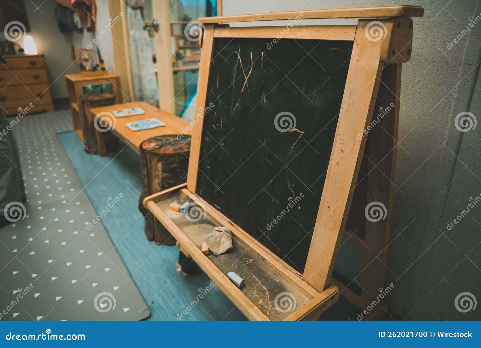 View of a Small Classroom in the Kindergarten Stock Photo - Image of ...