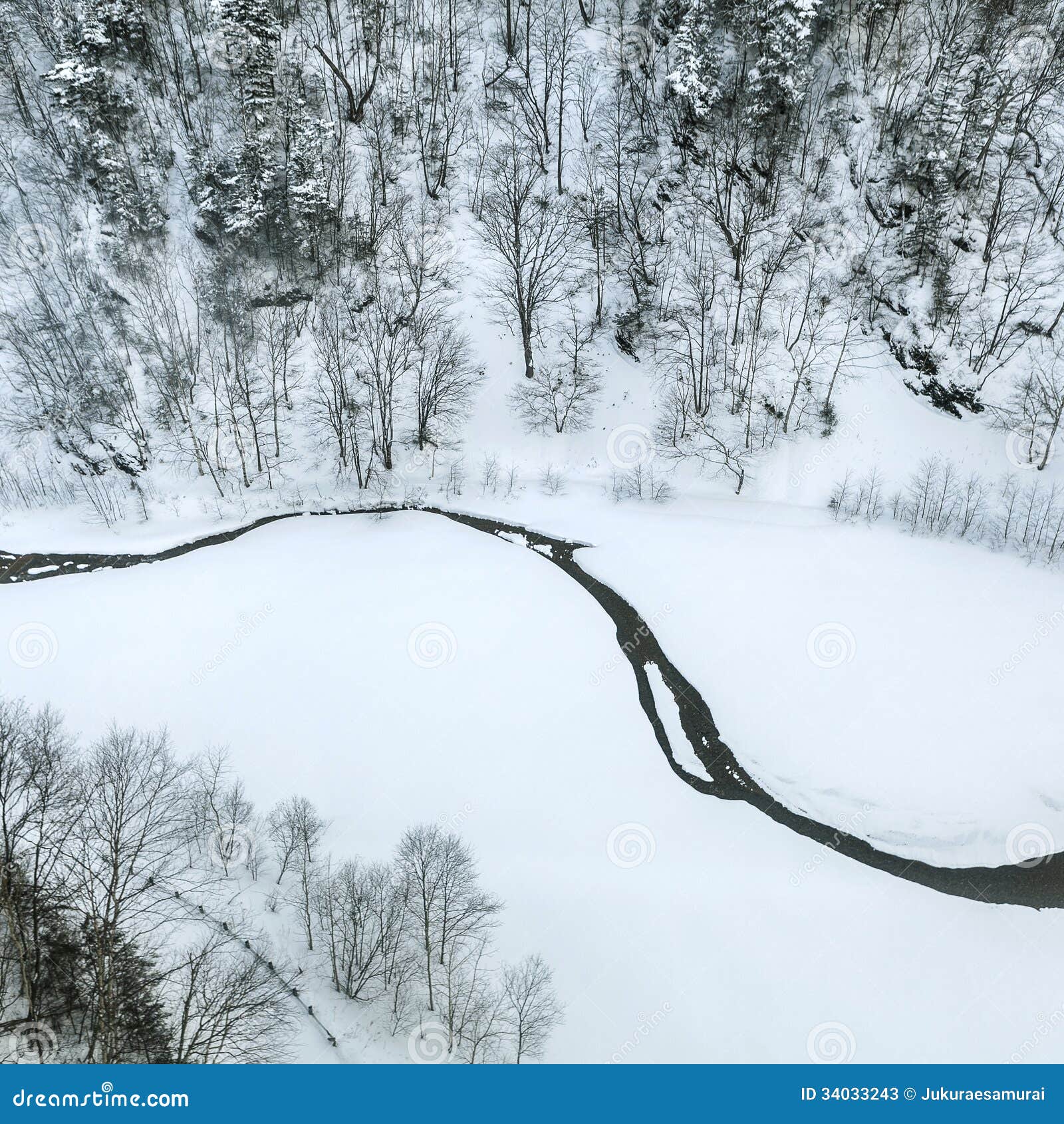View of small creek stock image. Image of stream, creek - 34033243