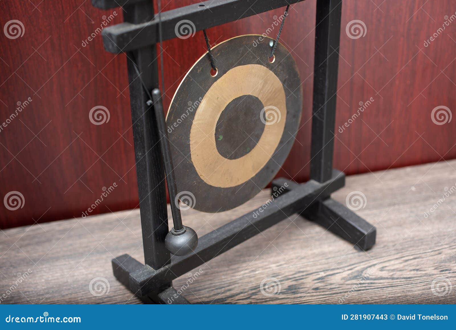 Small gong set stock image. Image of cymbal, mallet - 281907443
