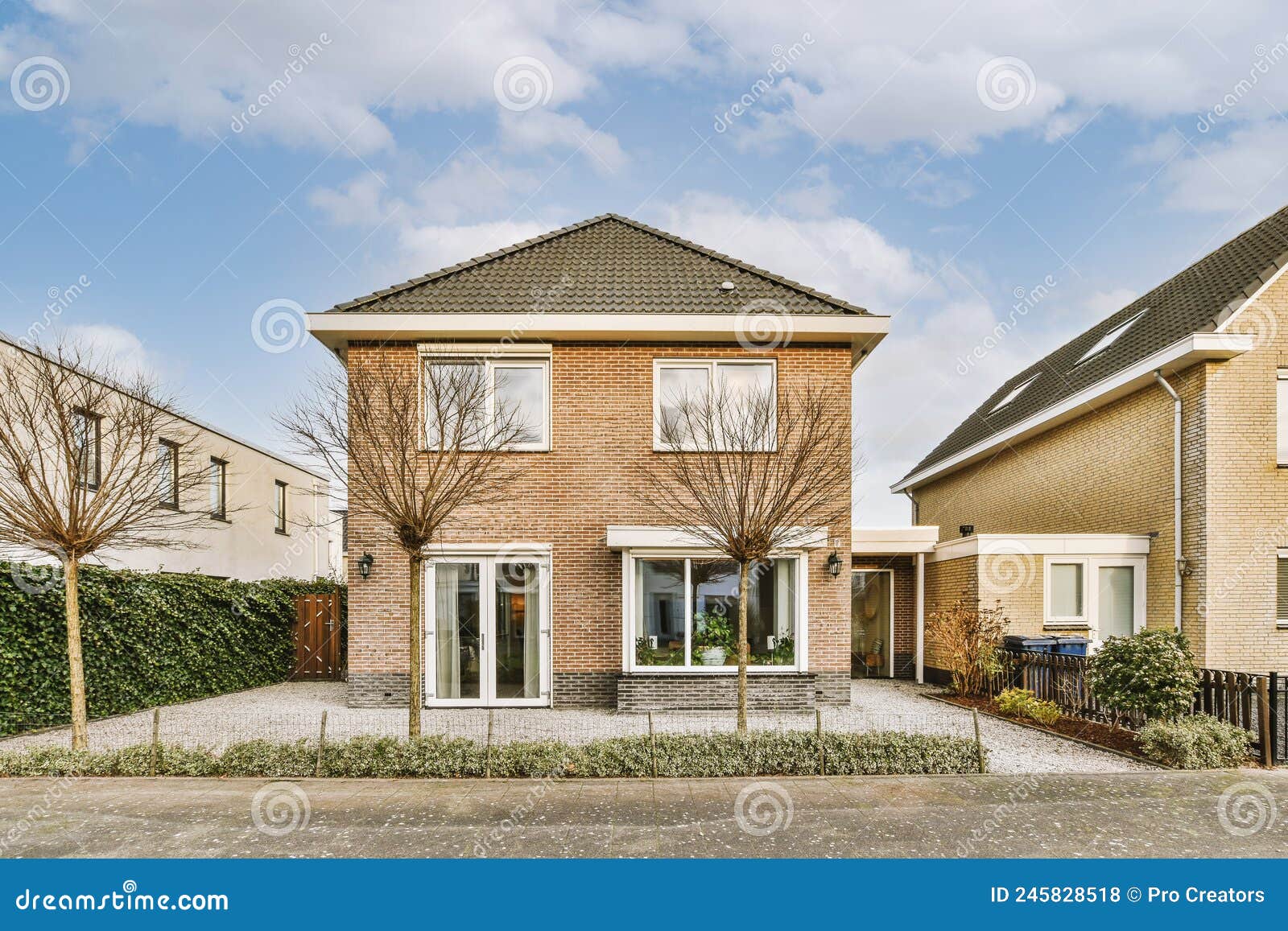 View of small house stock photo. Image of outdoor, nature - 245828518