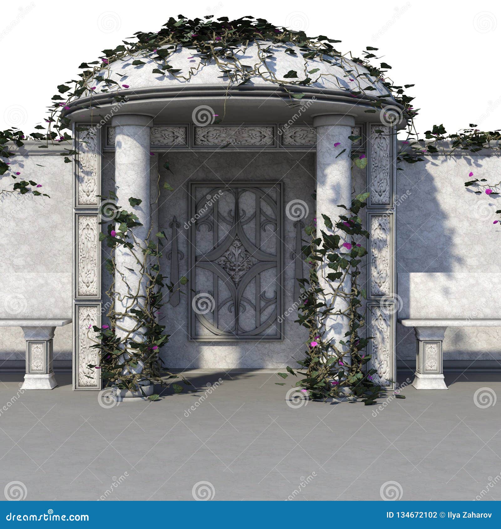 Stone Altar. Vector Drawing | CartoonDealer.com #150101126