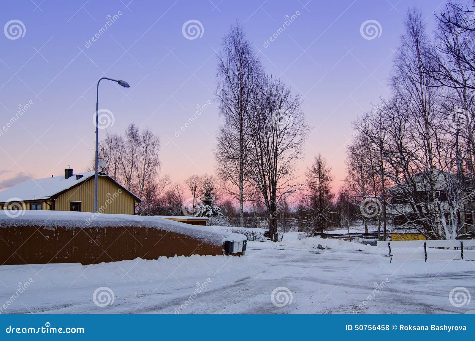 View of small swedish town stock photo. Image of building - 50756458
