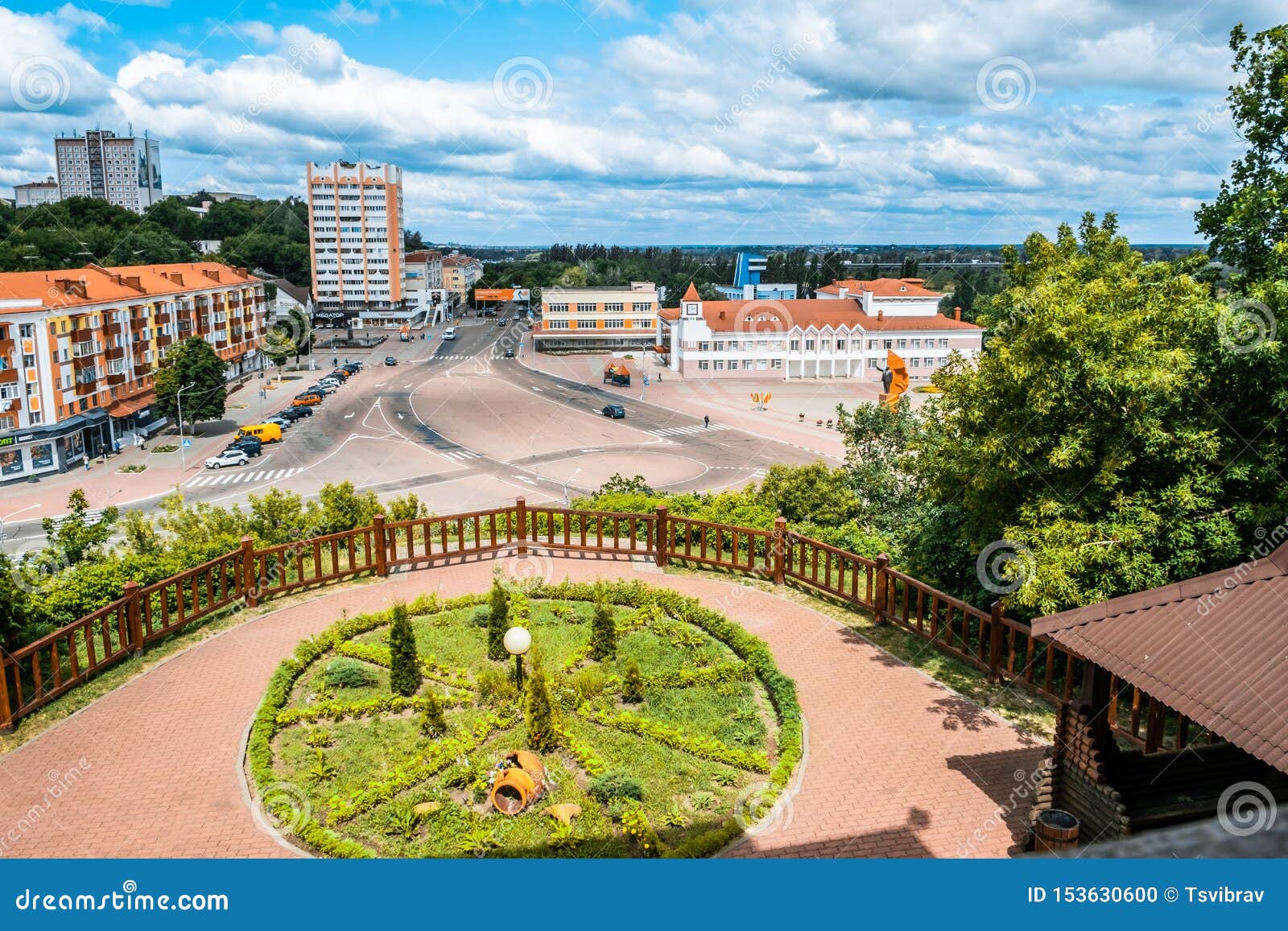 View of Small Town Mazyr in Belarus. Editorial Image - Image of belarus ...