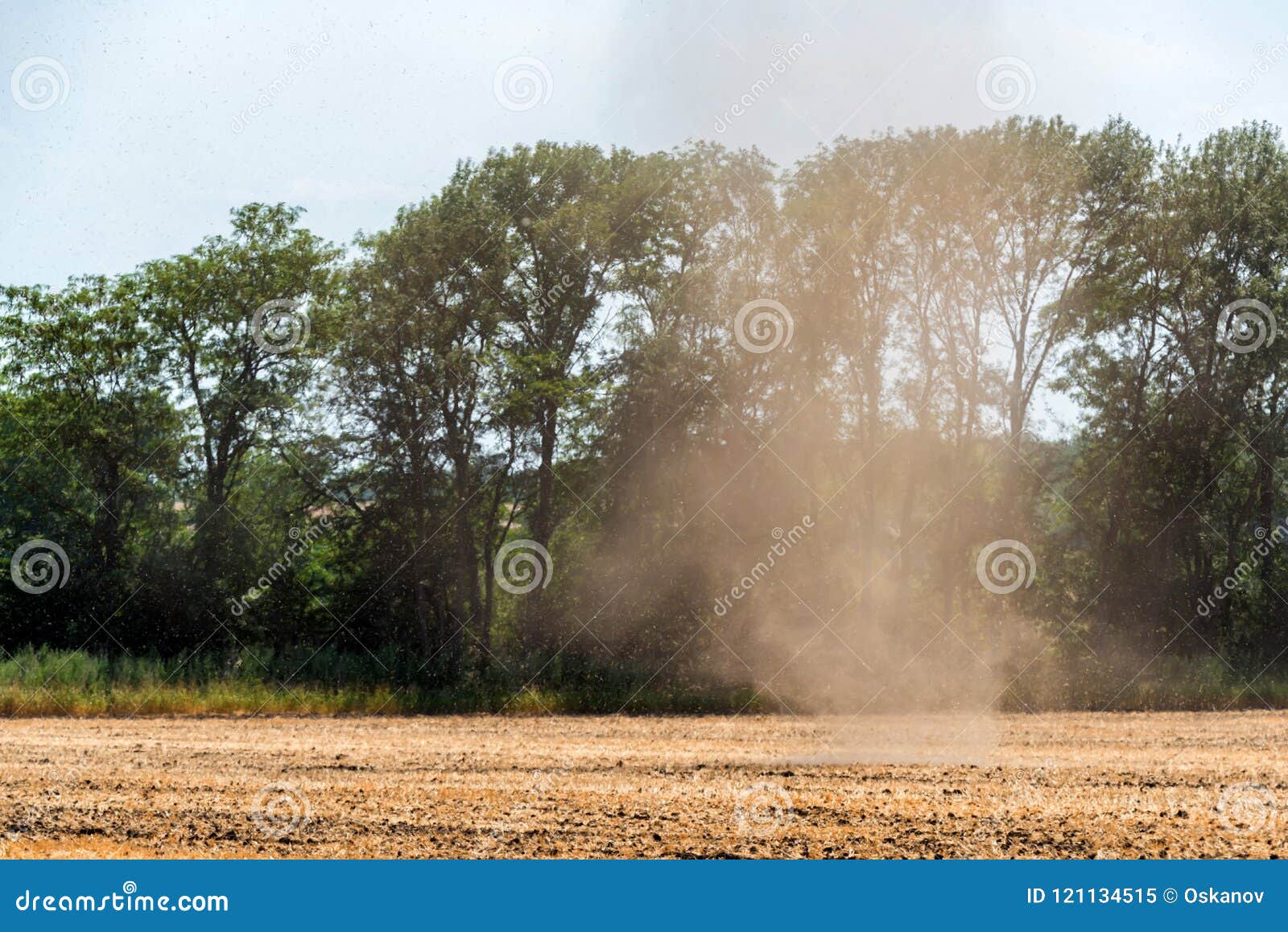 Dust Devil Or Small Tornado Royalty-Free Stock Photography ...