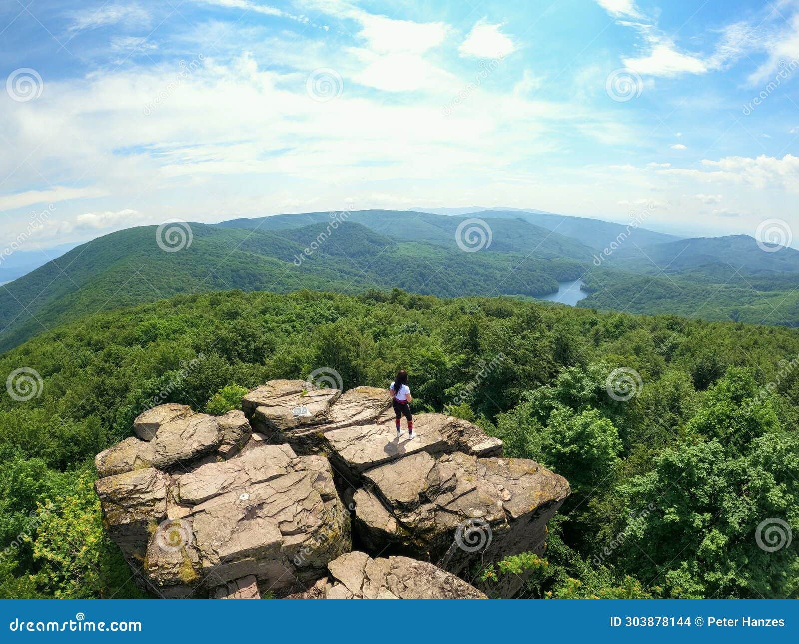 View of the Sninsky Stone in the Village of Valaskovce in Slovakia ...