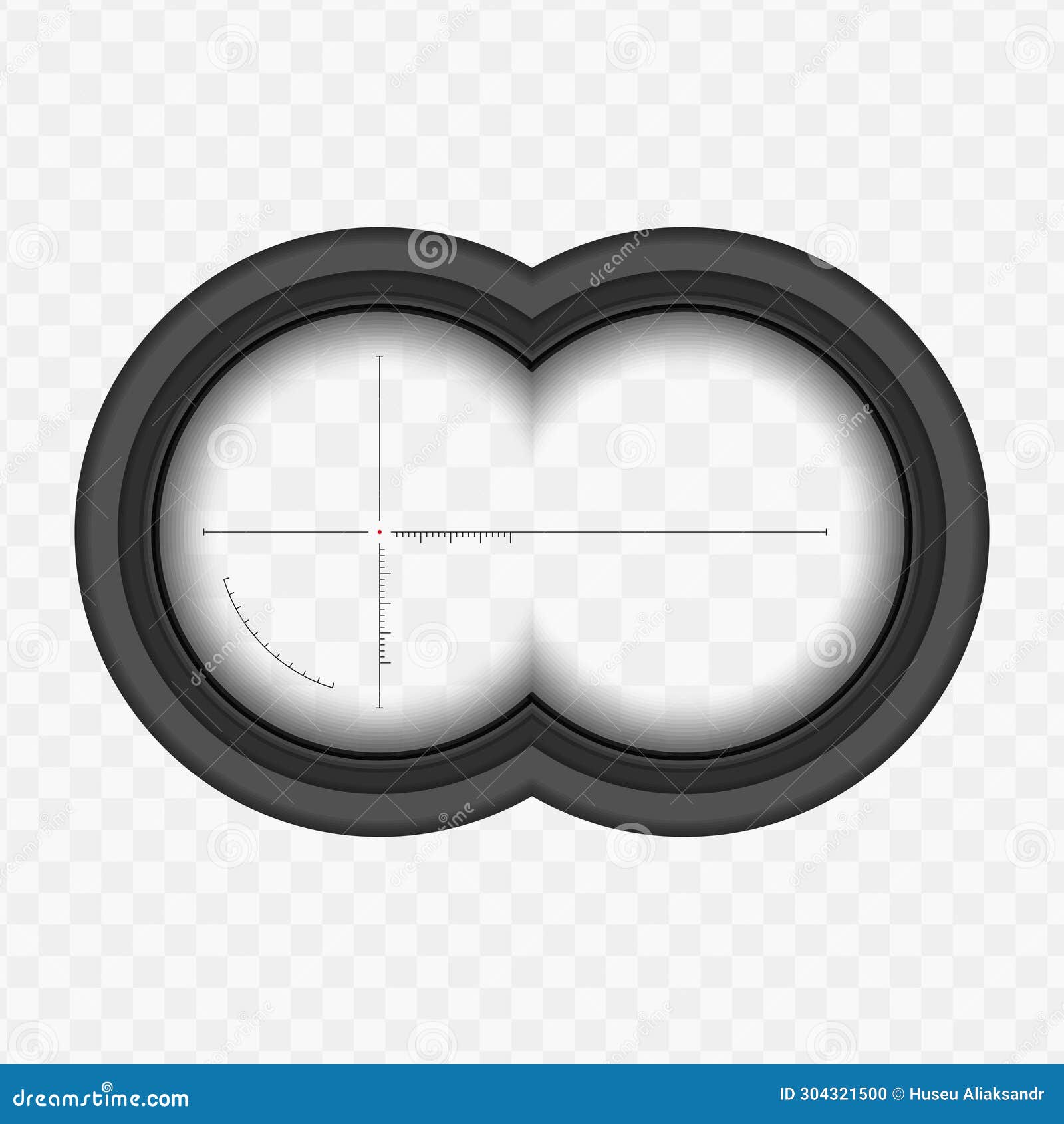 View from sniper scopes stock illustration. Illustration of background ...