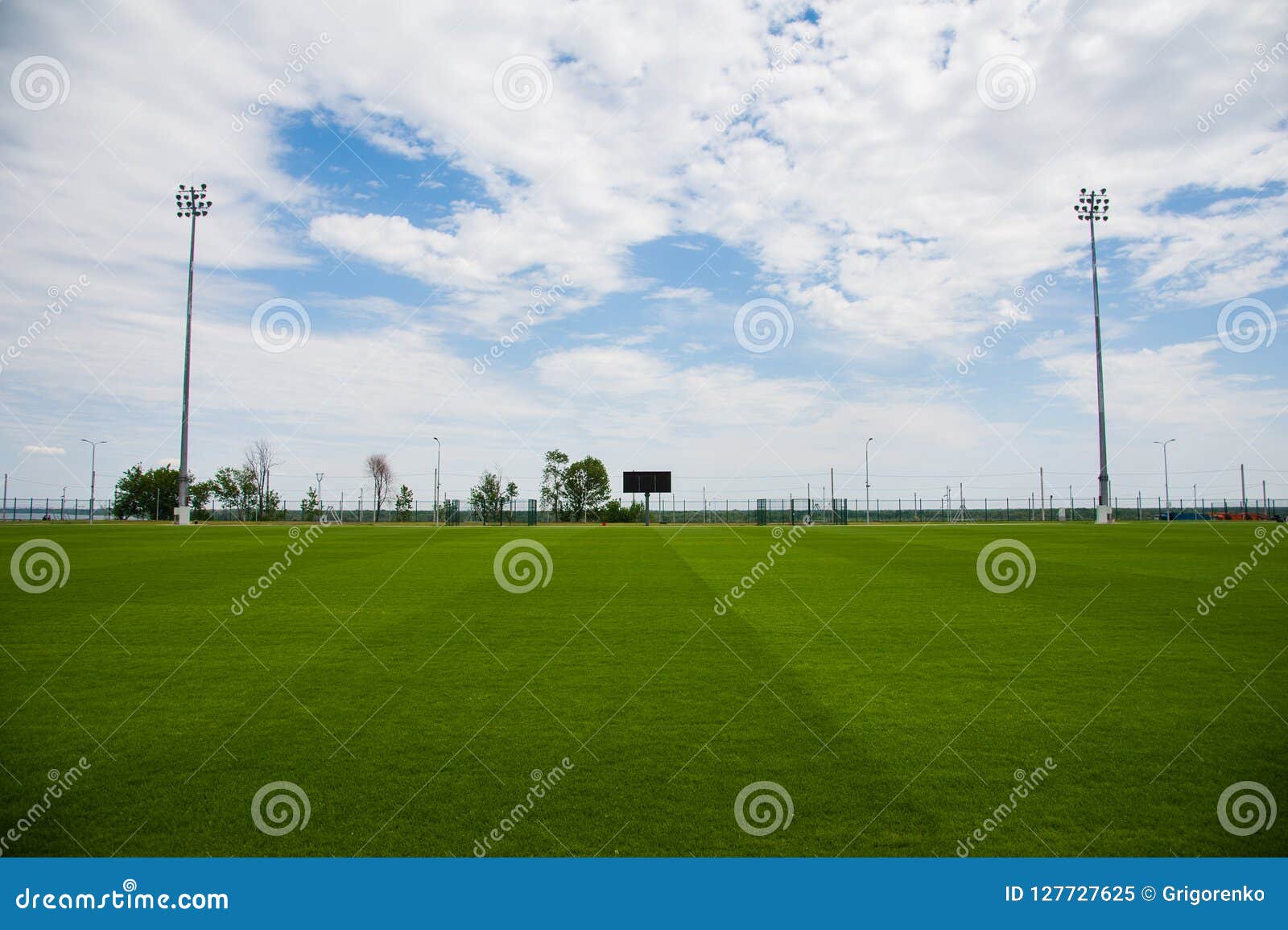 View of Soccer Field Stadium and Stadium Seats Stock Image - Image of ...