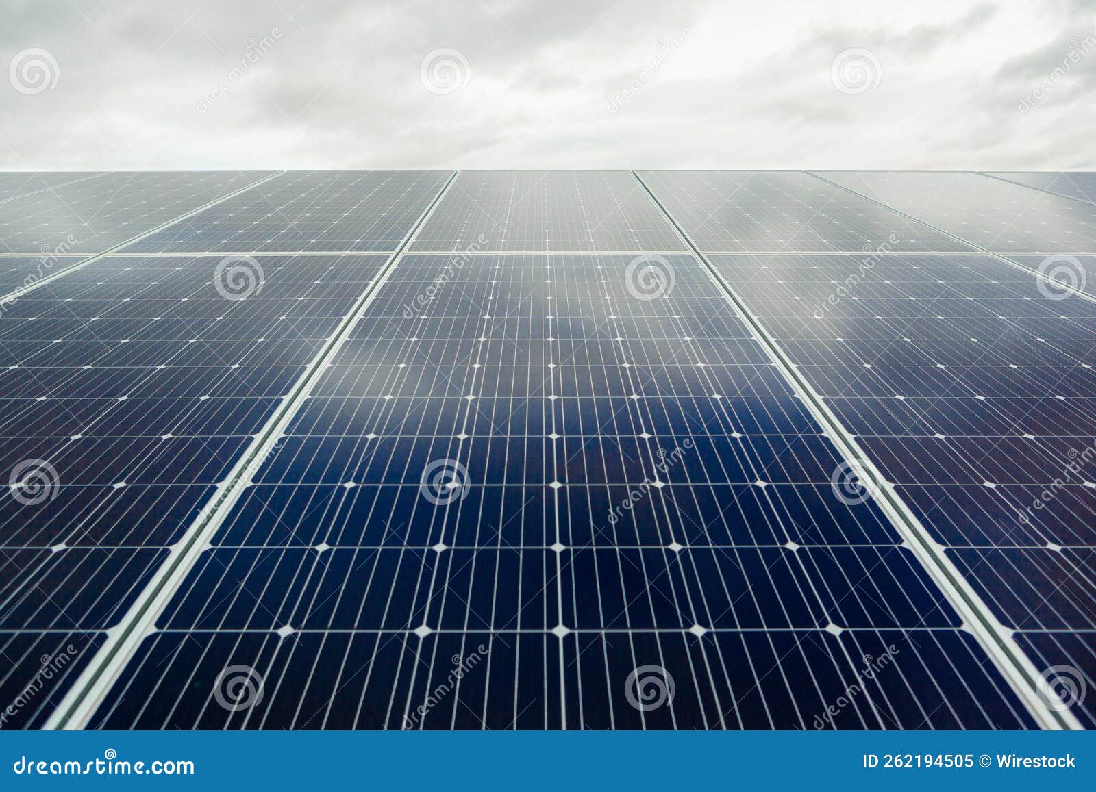 View at a Solar Panel Grid, Alternative Power Source Stock Image ...