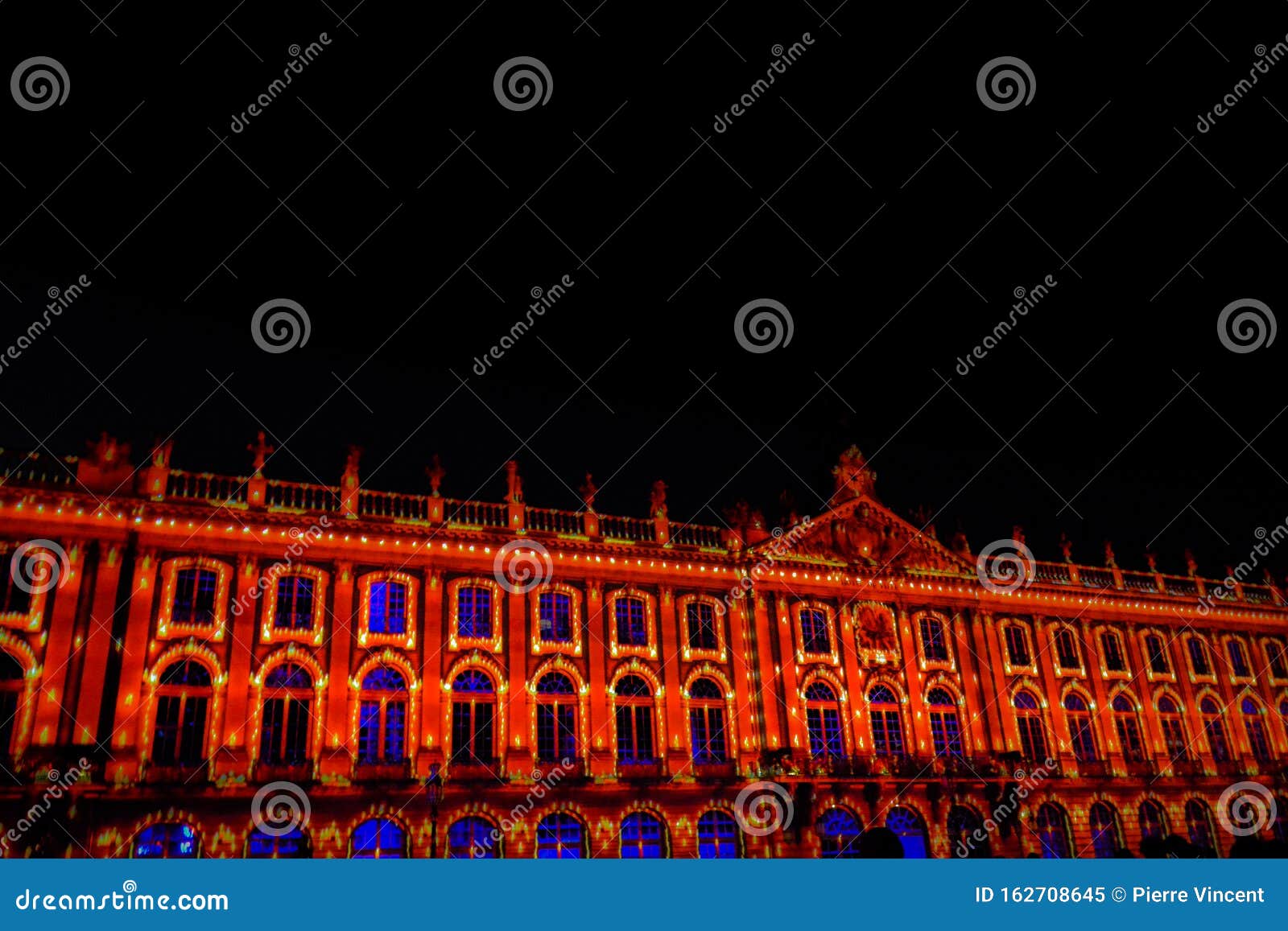Nancy by night editorial image. Image of buildings, tourism - 162708645