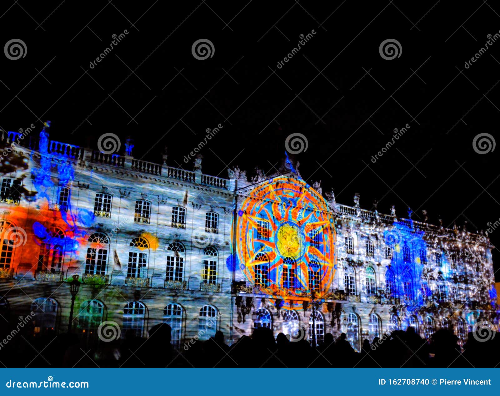 Nancy by night editorial image. Image of france, lights - 162708740