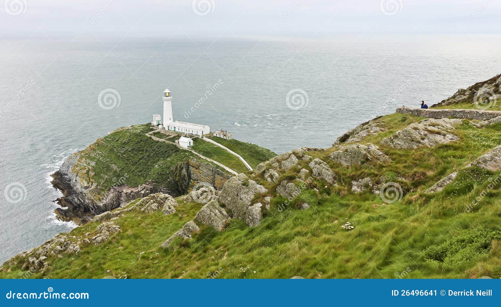 A View of South Stack Lighthouse, Wales Editorial Photo - Image of ...
