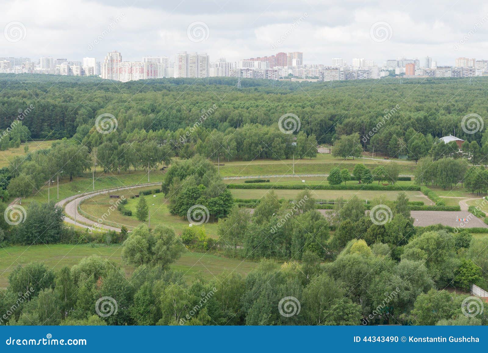 View on Southwestern Moscow Stock Photo - Image of horizon, outdoors ...