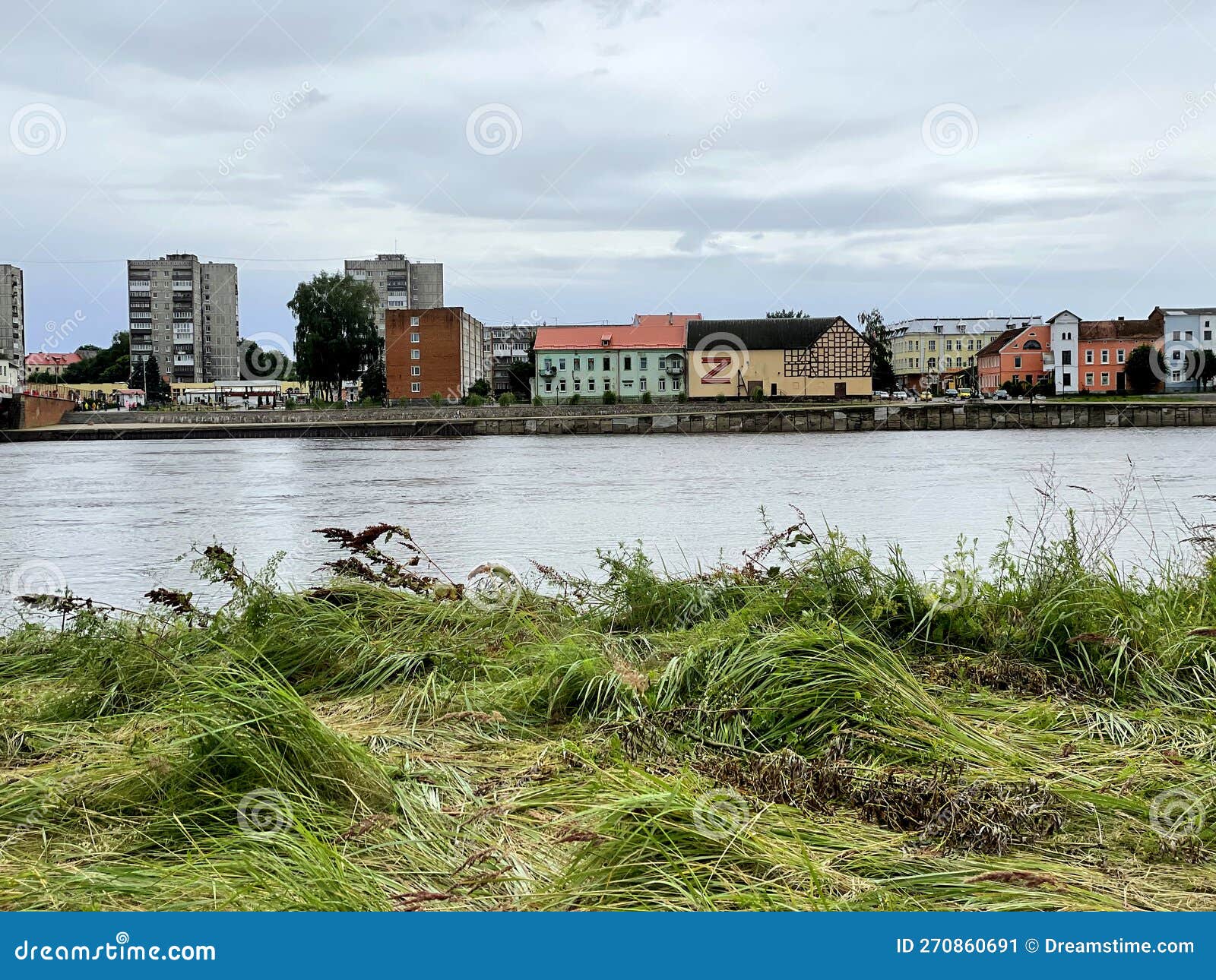 View on Sovetsk Town Across River Neman Editorial Photo - Image of ...