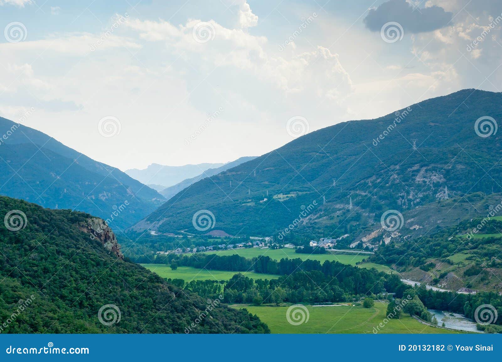 View of Spanish Pyrenees stock photo. Image of catalonia - 20132182