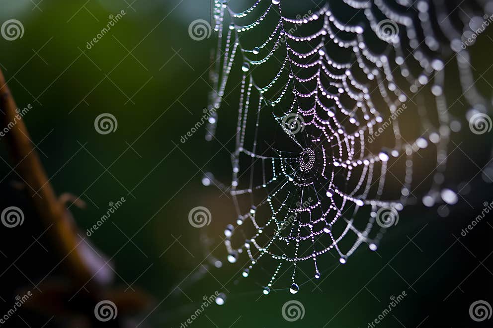 View of Spider Web, from the Offset Collection. Stock Photo - Image of ...
