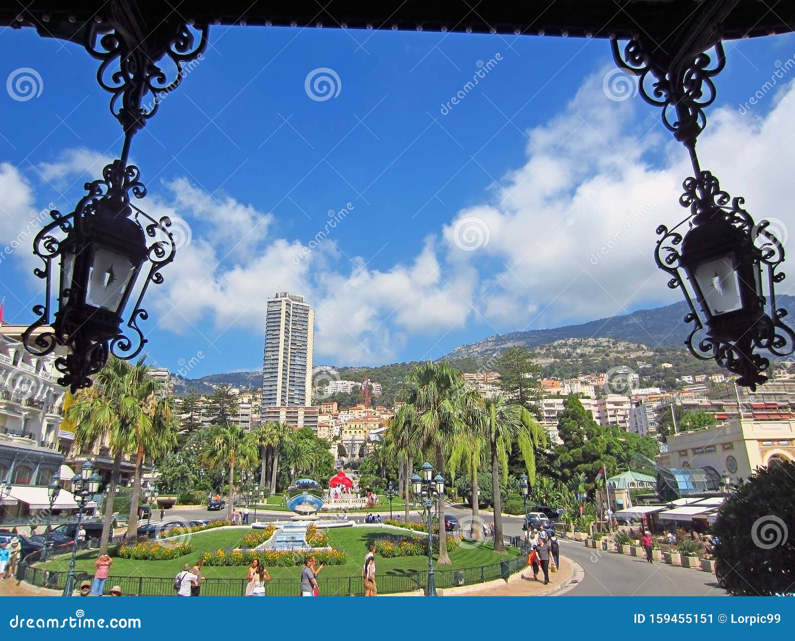 View of Square in Monte Carlo, Monaco Editorial Photo - Image of ...