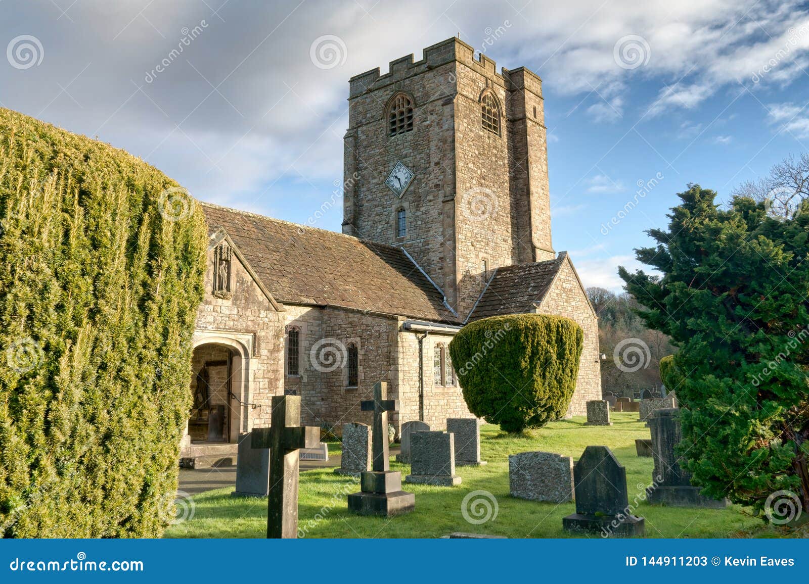 A View of St Bartholomew`s Church, Barbon, Cumbria Stock Image - Image ...