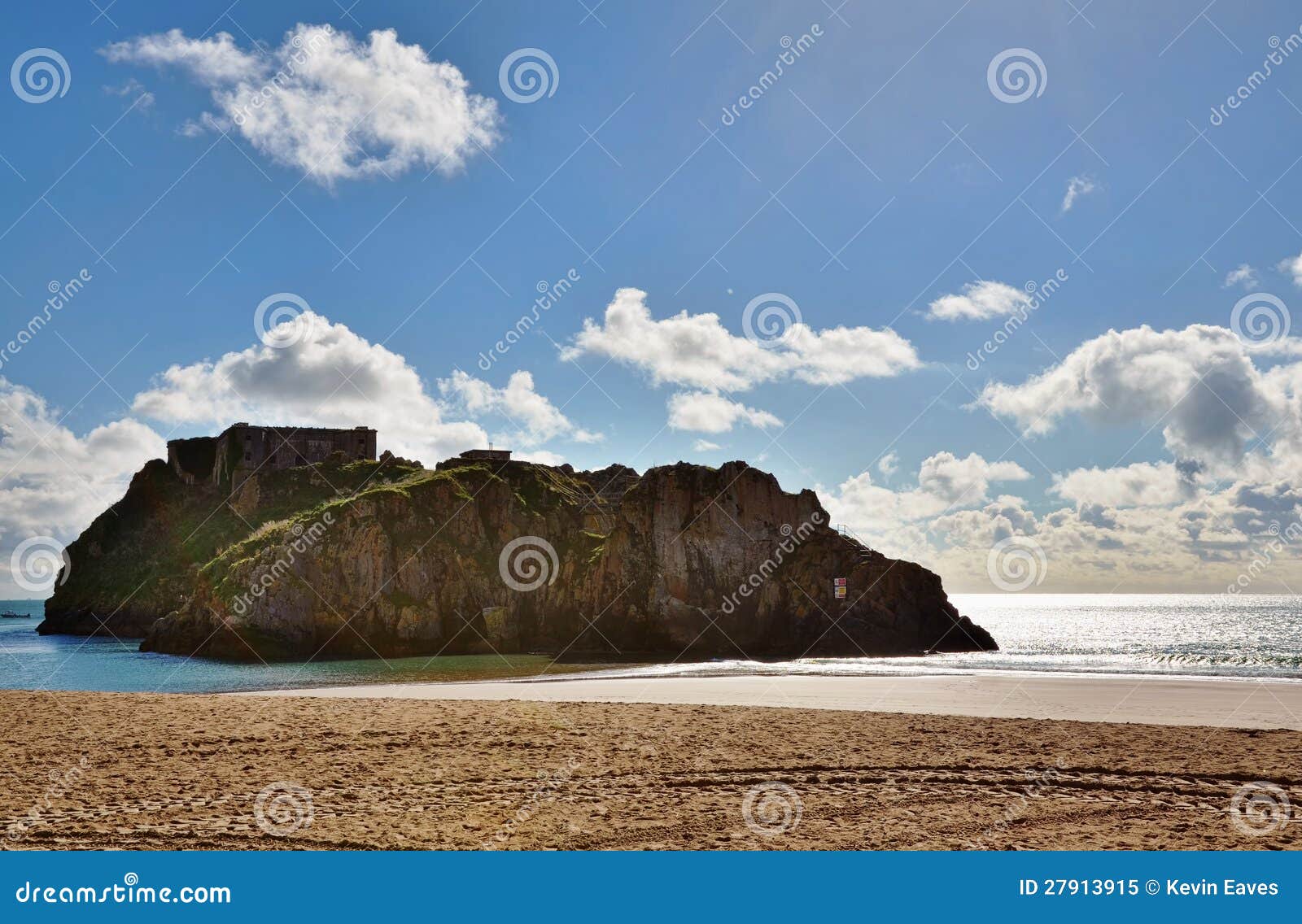 St Catherines Island Fort At Tenby In South Wales Stock Image ...