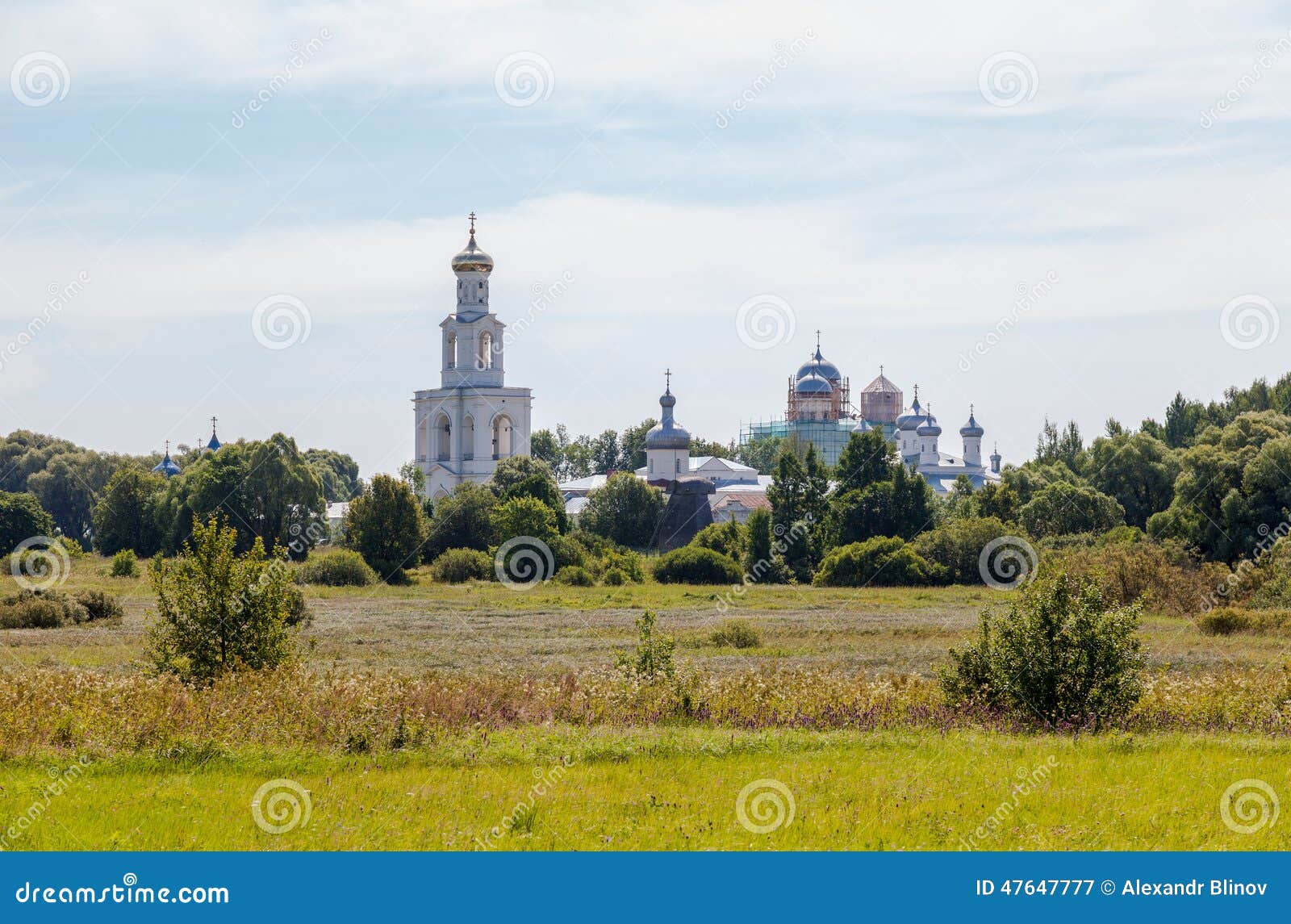 View on the St. George S Monastery in Novgorod, Russia Editorial ...