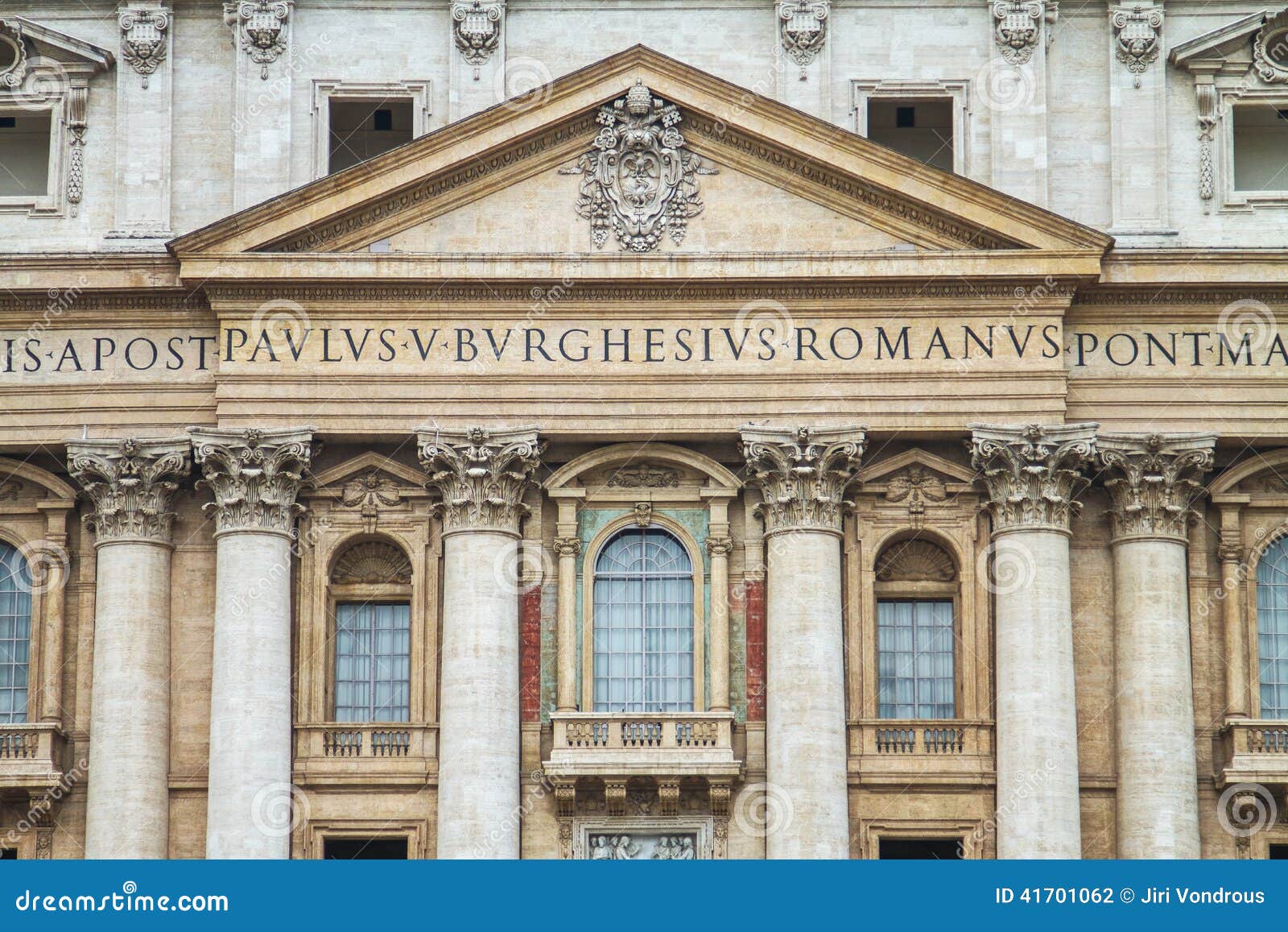 View of St. Peter S Basilica Main Balcony Editorial Photography - Image ...