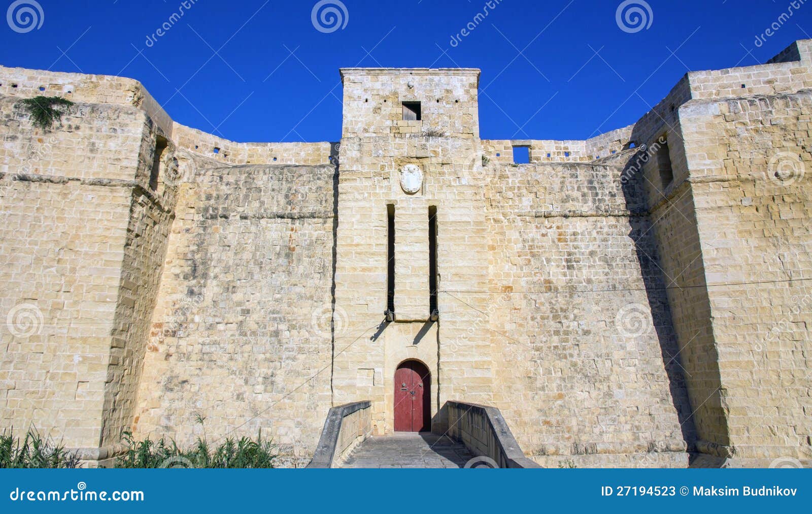 View of St. Thomas Tower , Marsaskala Stock Image - Image of malta ...