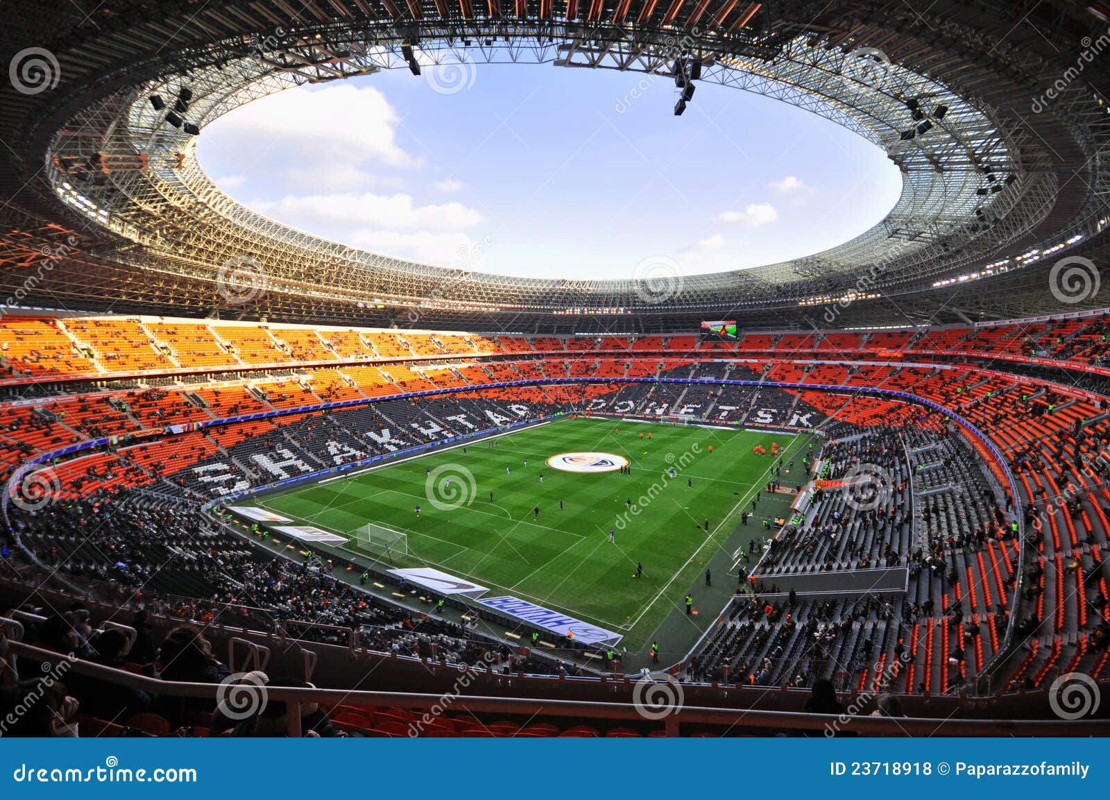 View of the Stadium Donbass Arena Editorial Stock Photo - Image of ...