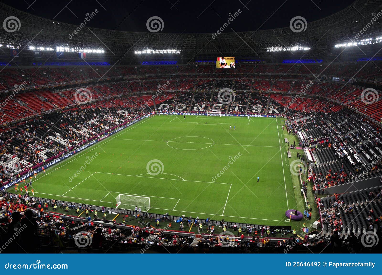 View of the Stadium Donbass Arena Editorial Photography - Image of ...