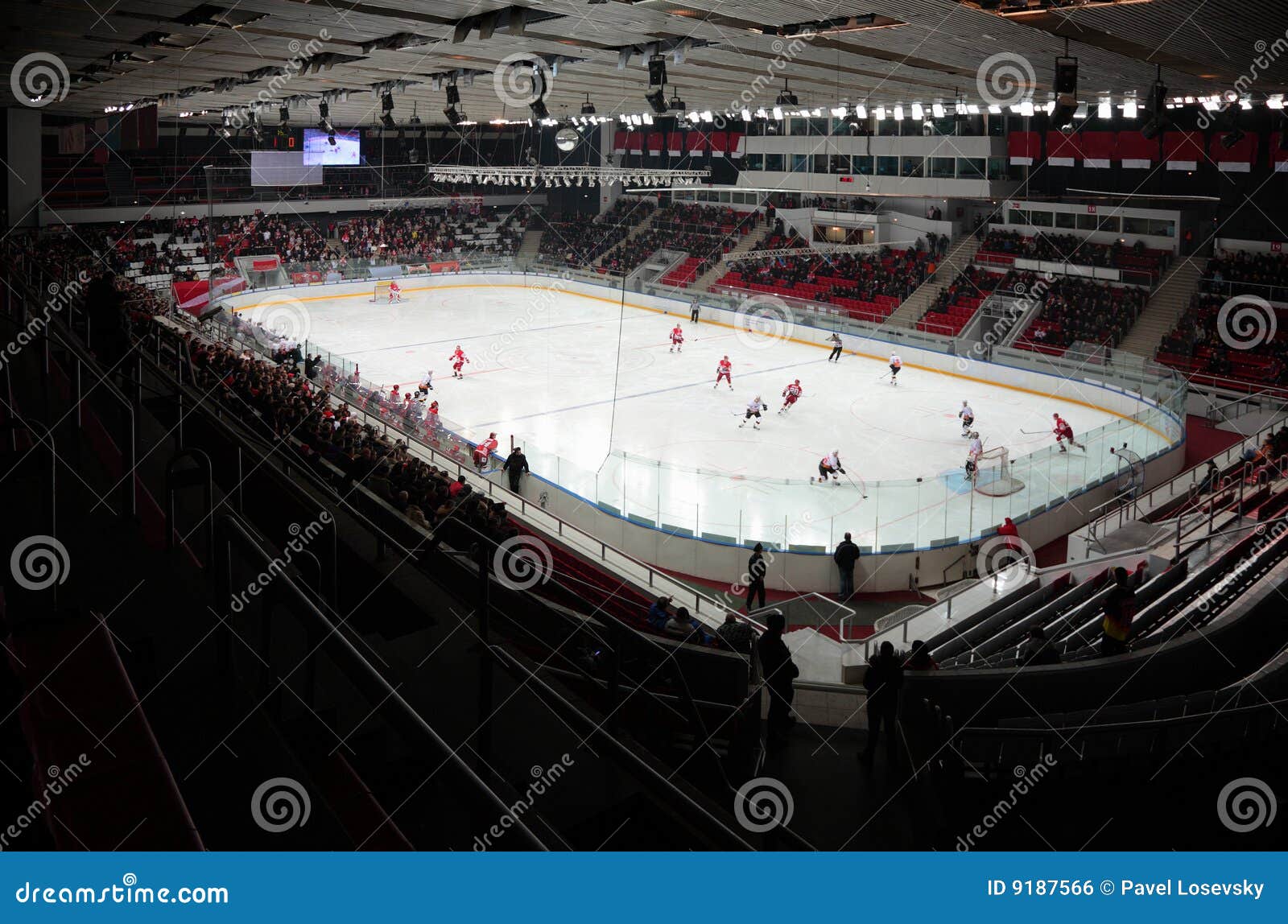 View on Stadium with Hockey Players Editorial Photo - Image of hockey ...