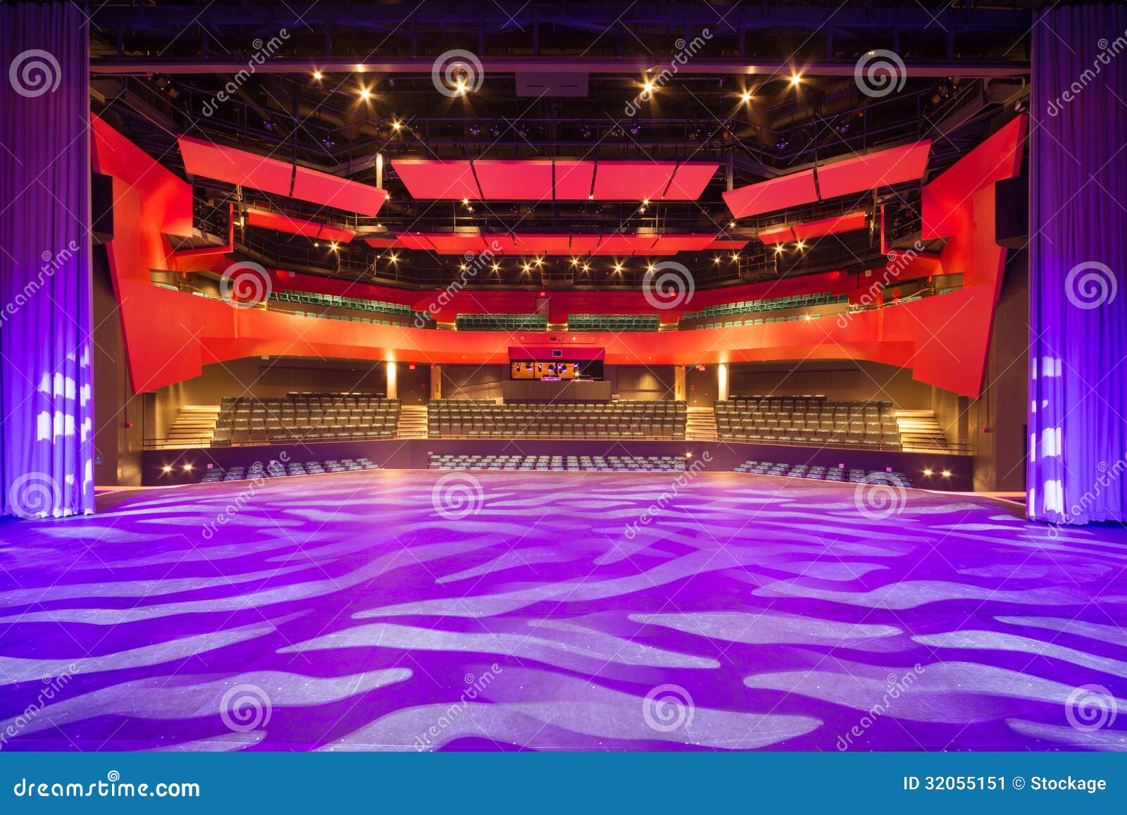 View from the stage stock image. Image of playhouse, theatre - 32055151