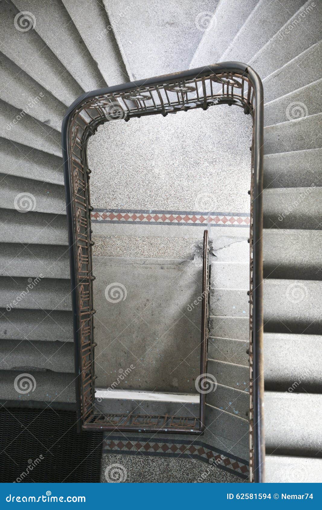 View of stairs from above stock photo. Image of feature - 62581594