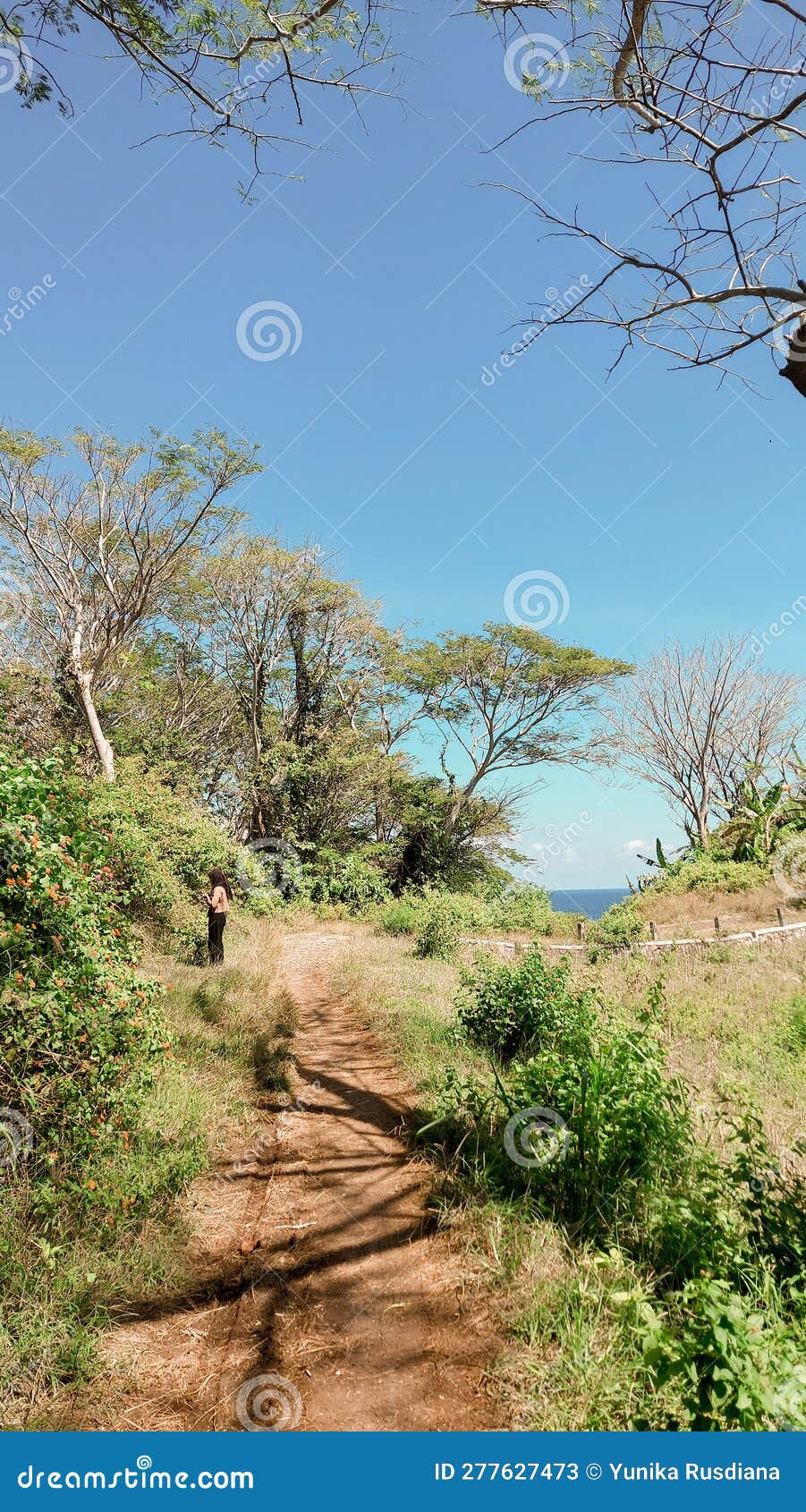 View of Step Hill on Summer Day. the Sky is Blue Stock Image - Image of ...